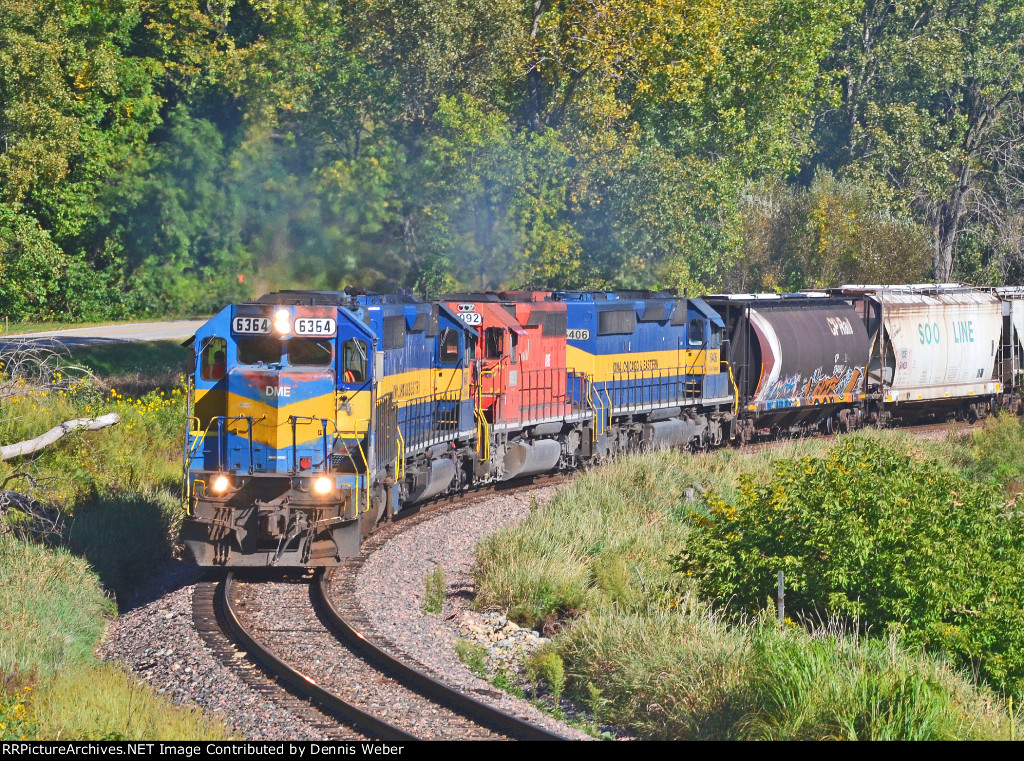 DM&E 6364, ICE's Marquette Sub.